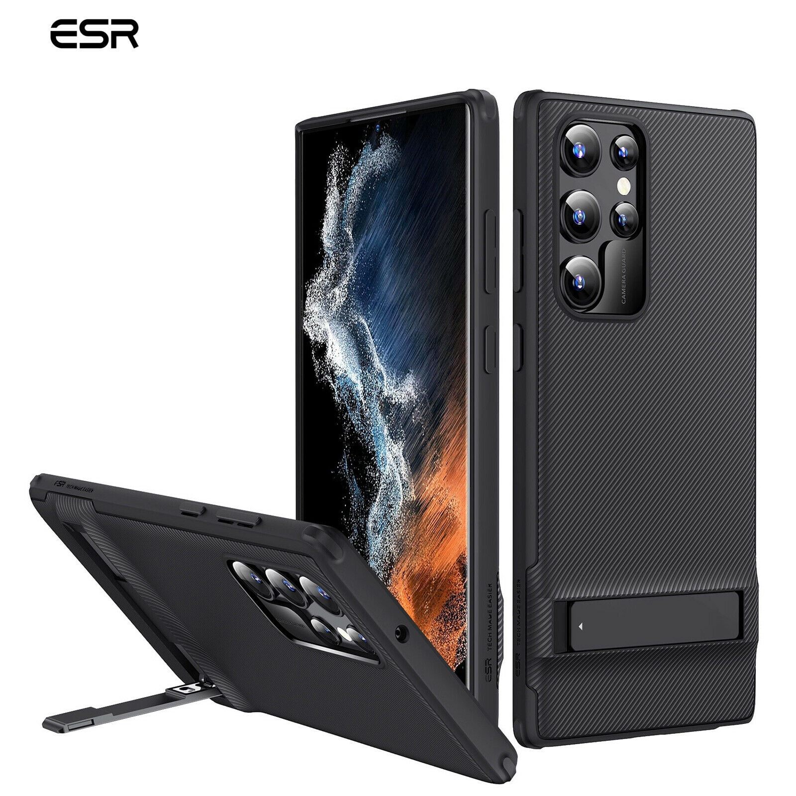 ESR Metal Kickstand Case Compatible with Samsung Galaxy S22 (6.2-Inch ...