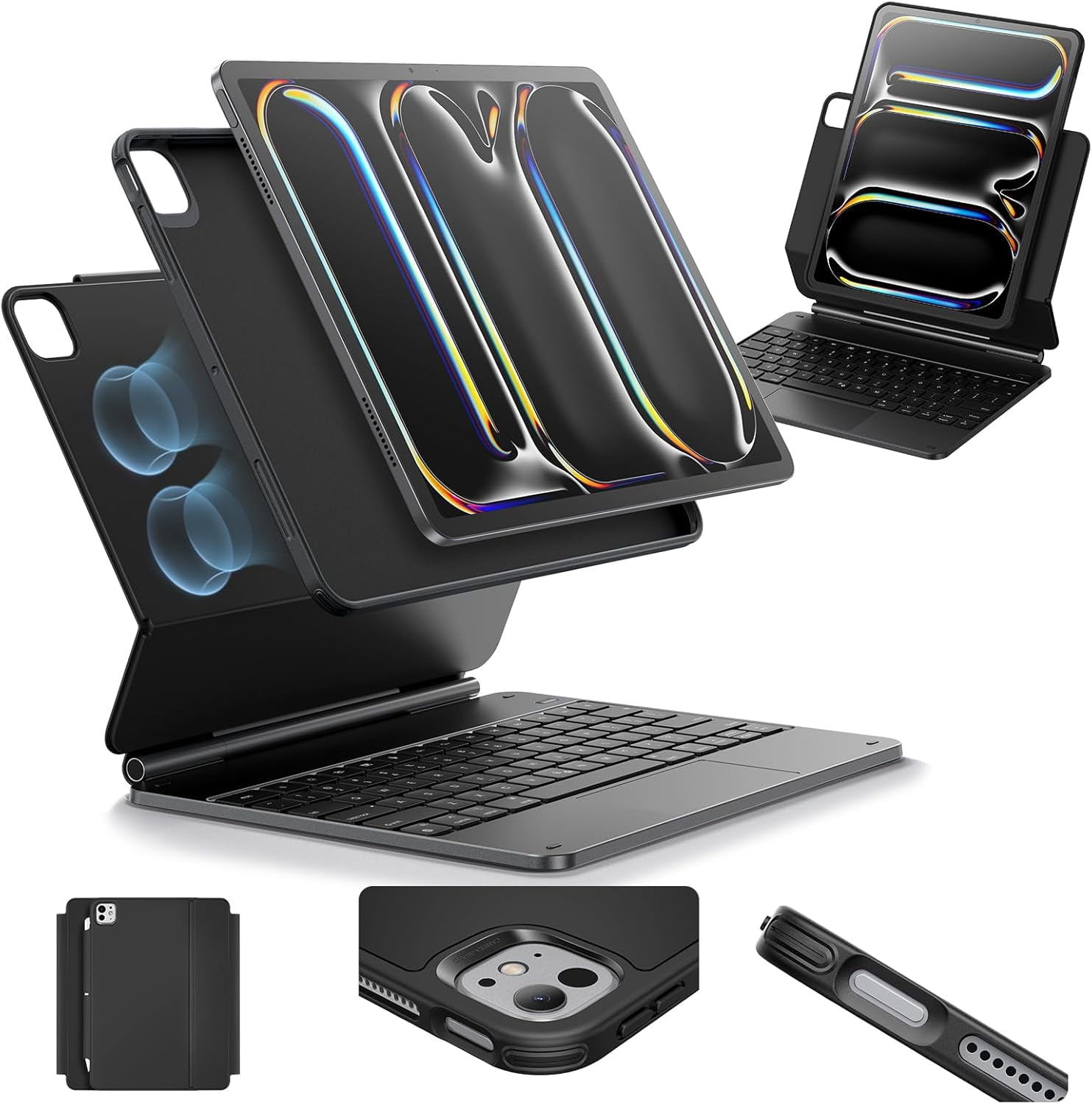 ESR Rebound 360 Keyboard Case for iPad Air 13" (M3/M2, 2024/2025 ...