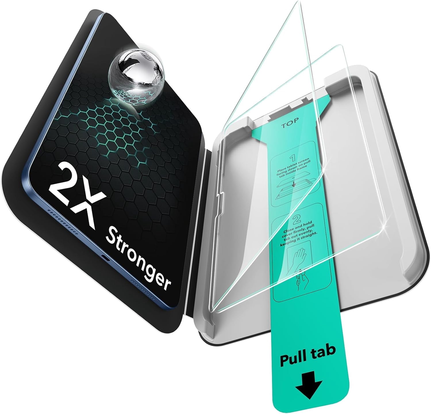 ESR 2-Pack Screen Protector Compatible with iPad A16 11th/10th Gen (11 ...