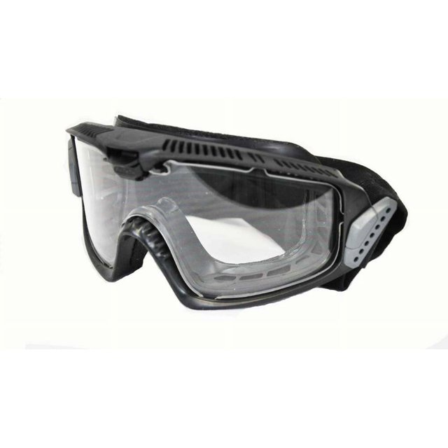 ESS Sunglasses Influx AVS Black Goggles with Adjustable Ventilation ...