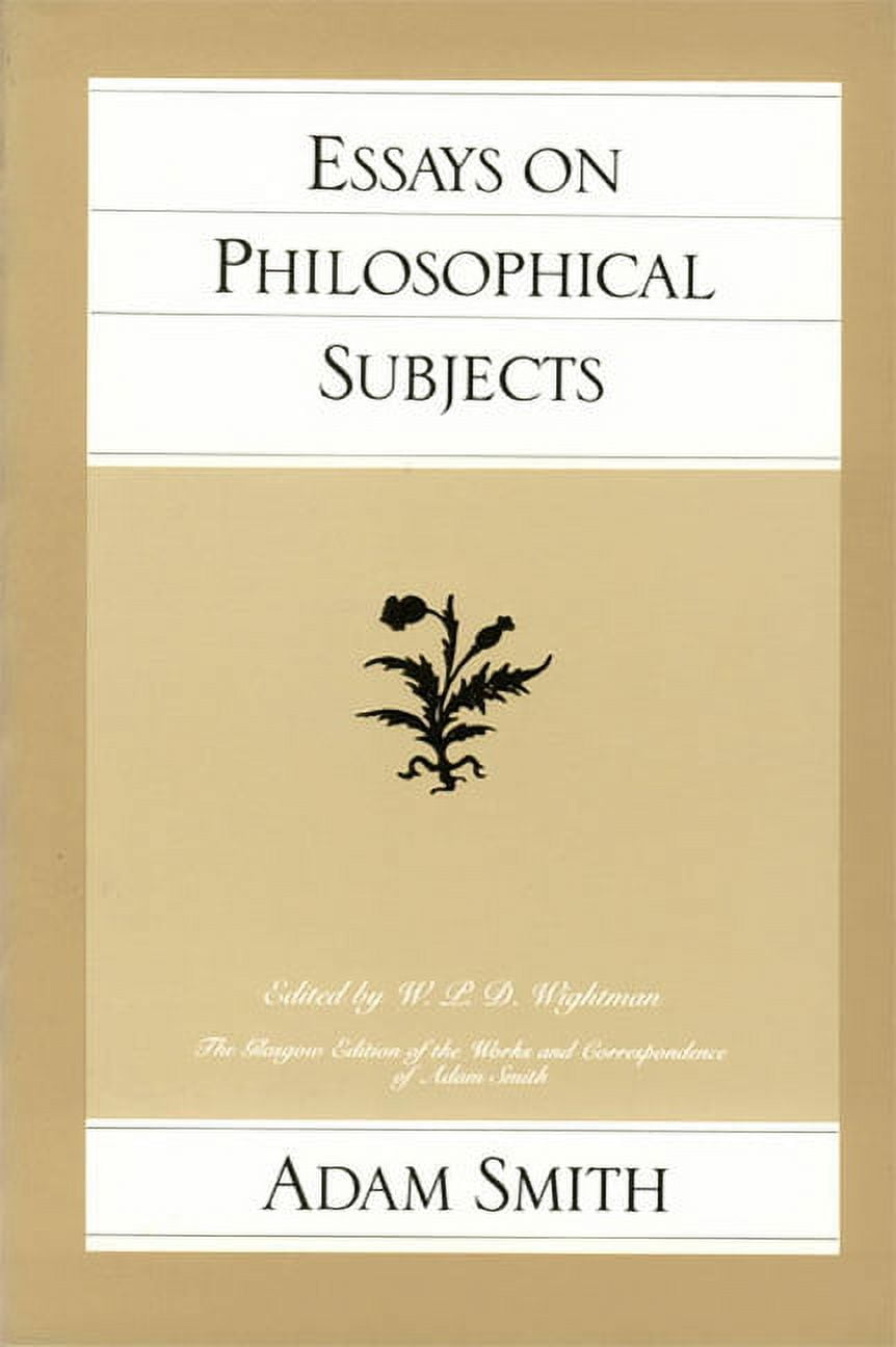 ESSAYS ON PHILOSOPHICAL SUBJECTS (Paperback) - Walmart.com
