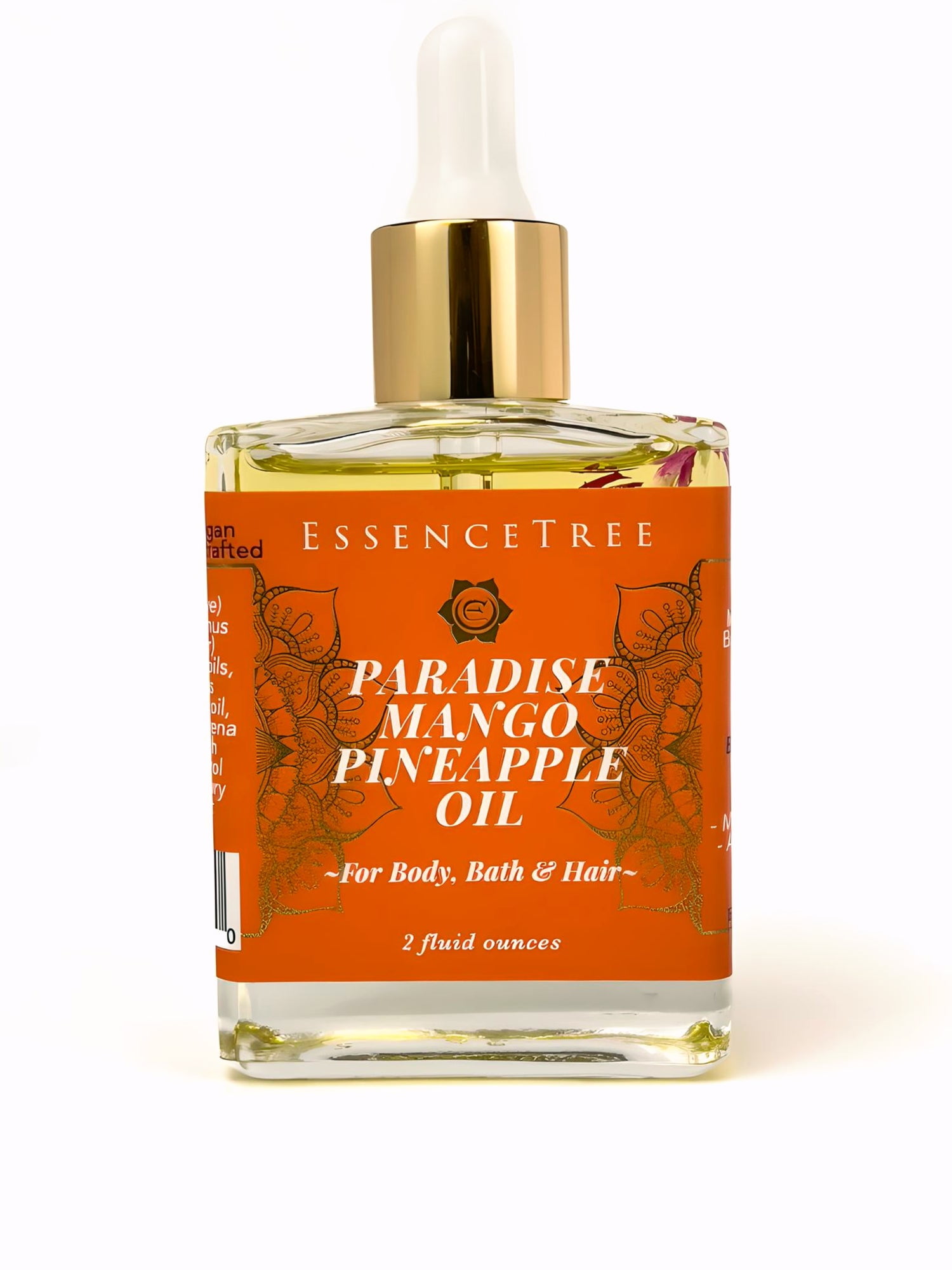 EssenceTree Paradise Mango Pineapple Body Oil - Tropical Blend, 1 oz ...