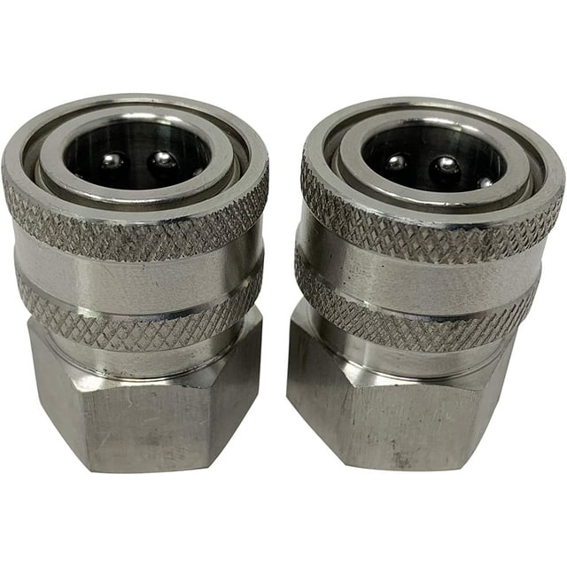ESSENTIAL WASHER Pressure Washer Fittings 3/8" Inch Stainless Steel ...