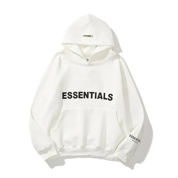 ESSENTIALS Hoodie Fleece Lined Hip Hop Sweatshirt Casual Streetwear for Men and Women - Walmart.com