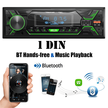 Single Din Blue tooth Car Radio Audio 24V USB/SD/MP3 Player In Dash Aux ...
