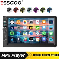 ESSGOO 7" Double 2 Din Car Stereo Touch Screen Car Radio Apple CarPlay ...