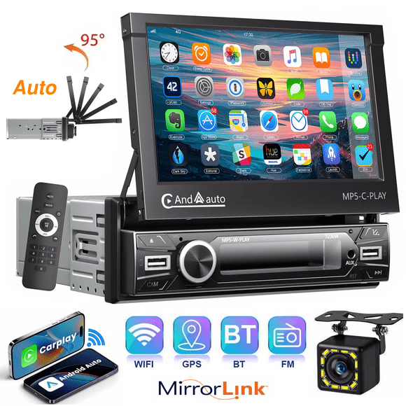 Single Din Touch Screen Car Stereos in Single Din Car Stereos - Walmart.com