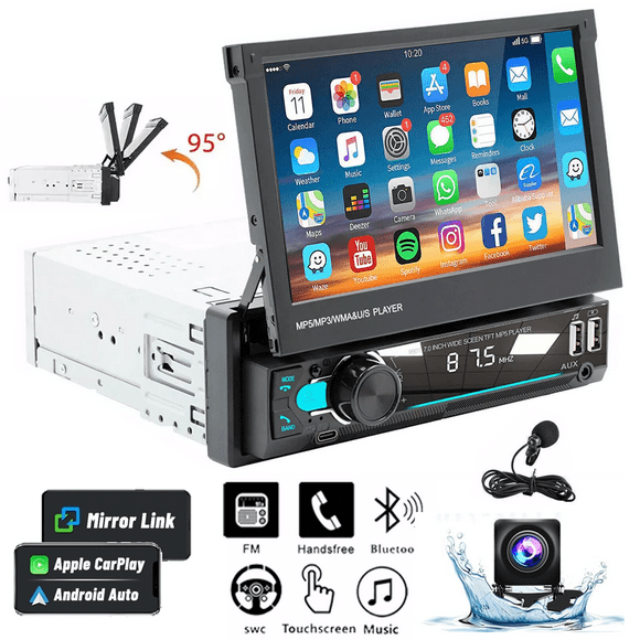 Single Din Touch Screen Car Stereos in Single Din Car Stereos - Walmart.com