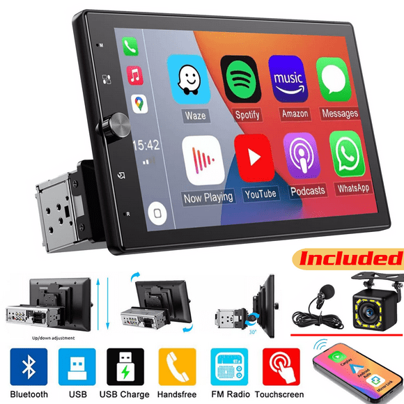 Single Din Touch Screen Car Stereos in Single Din Car Stereos - Walmart.com