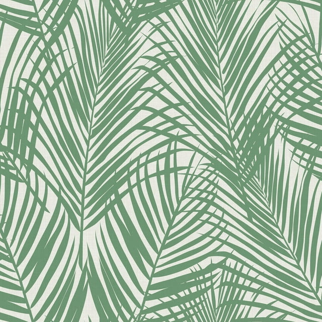 ESTA Home Fifi Green Palm Frond Wallpaper, 20.5-in by 33-ft - Walmart.com