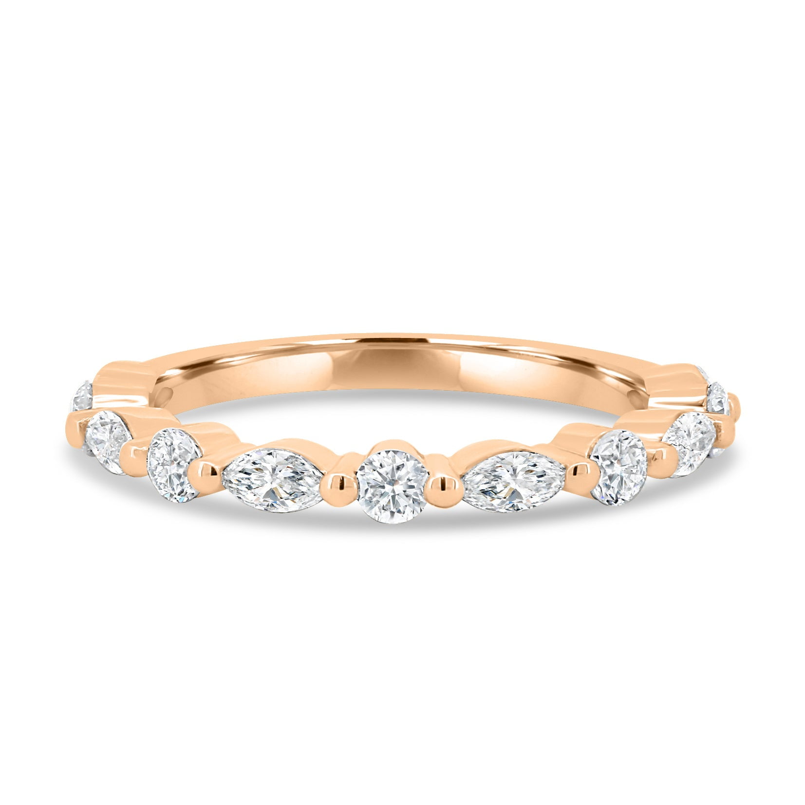 ESTE ORIGIN 1.15Ct Lab-Grown Diamond Marquise & Round Accent Wedding ...