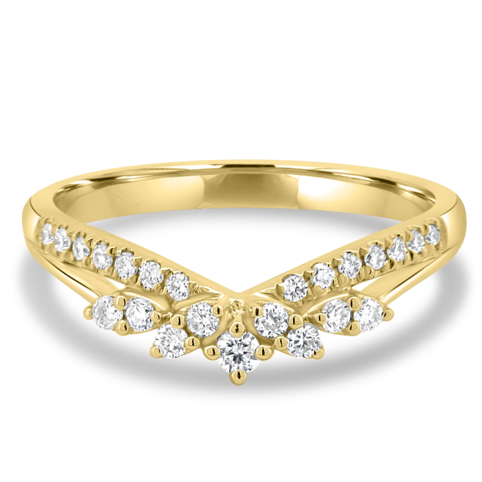 ESTE ORIGIN Lab-Grown Diamond Studded Tiara Wedding Ring – 0.27Ct ...