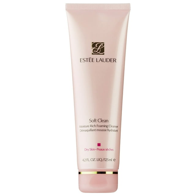 ESTEE LAUDER Soft Clean Moisture Rich Foaming Cleanser for Dry Skin, 4. ...