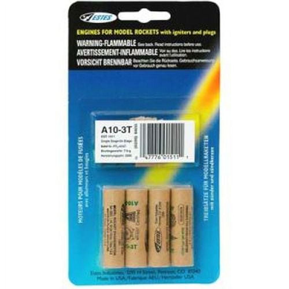 ESTES A10-3t Adult Rocket Motors Engines 4 Pack - Walmart.com