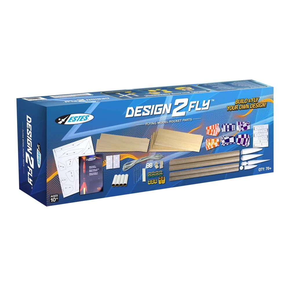 ESTES DESIGN2FLY MODEL ROCKET BUILDERS KIT EST1199 - Walmart.com