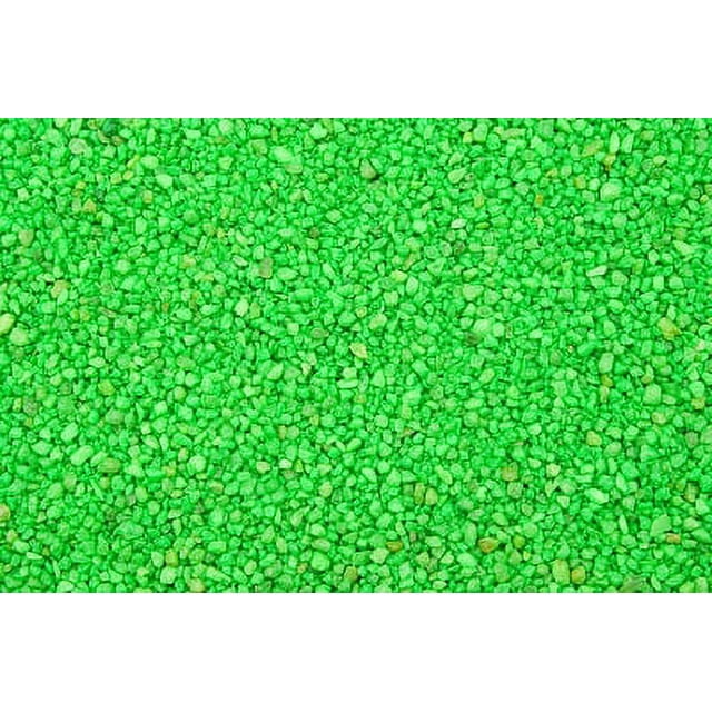 Estes Spectrastone Permaglo Aquarium Gravel, Green, 1 Each/5 lb ...