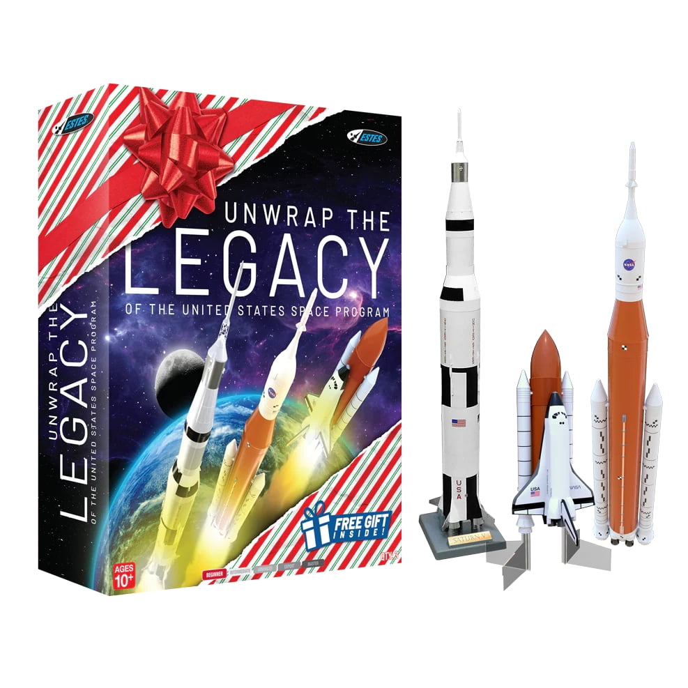 ESTES UNWRAP THE LEGACY MEGA CHRISTMAS BUNDLE MODEL ROCKET KITS NASA ...