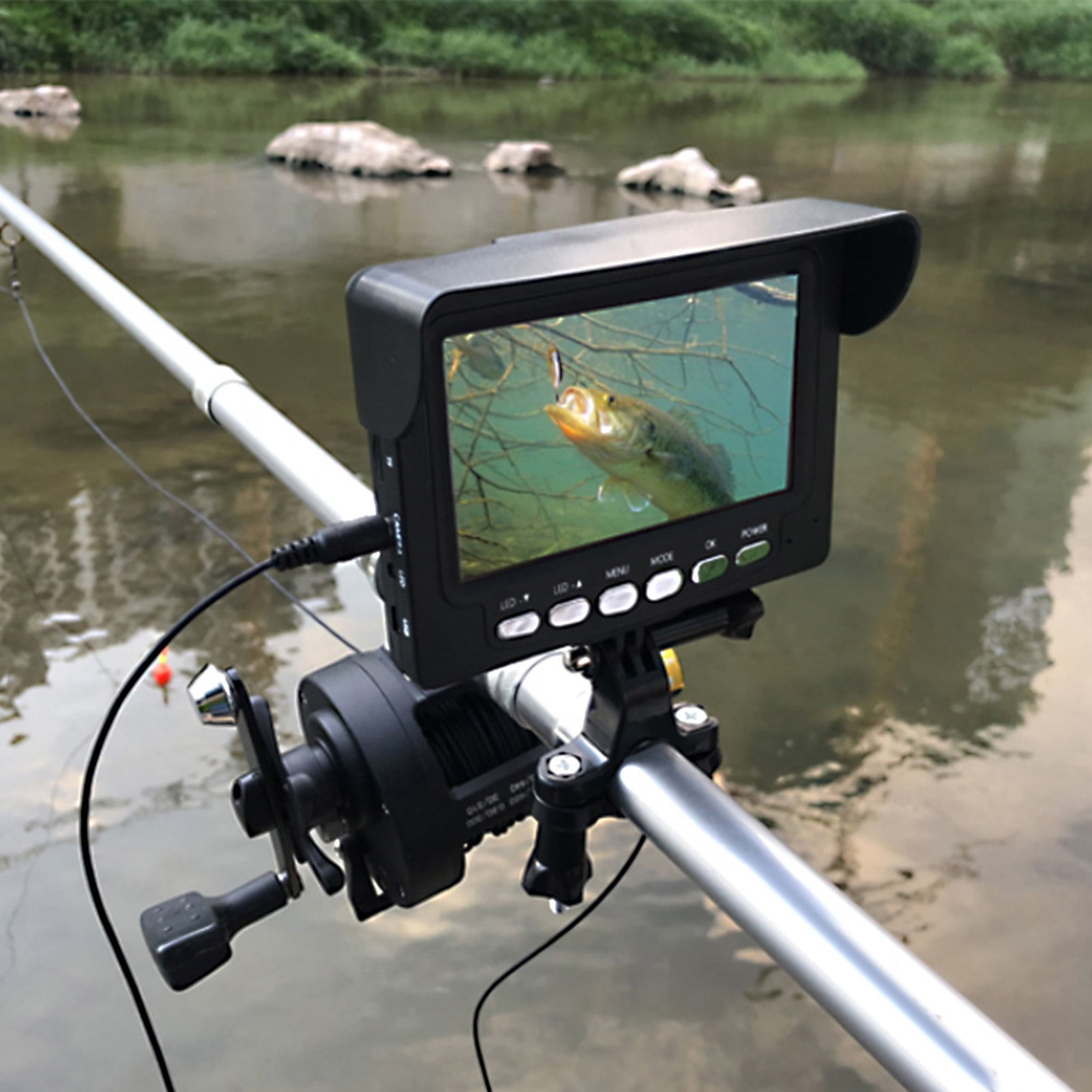 ESTINK 4.3 HD Colorful Underwater Visual Fish Finder Video Camera ...