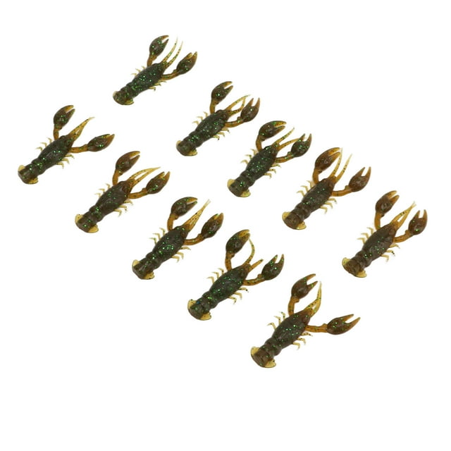 ESTINK Crawdad Soft Bait, 10pcs Soft Fishing Lure For Bass Fishing ...