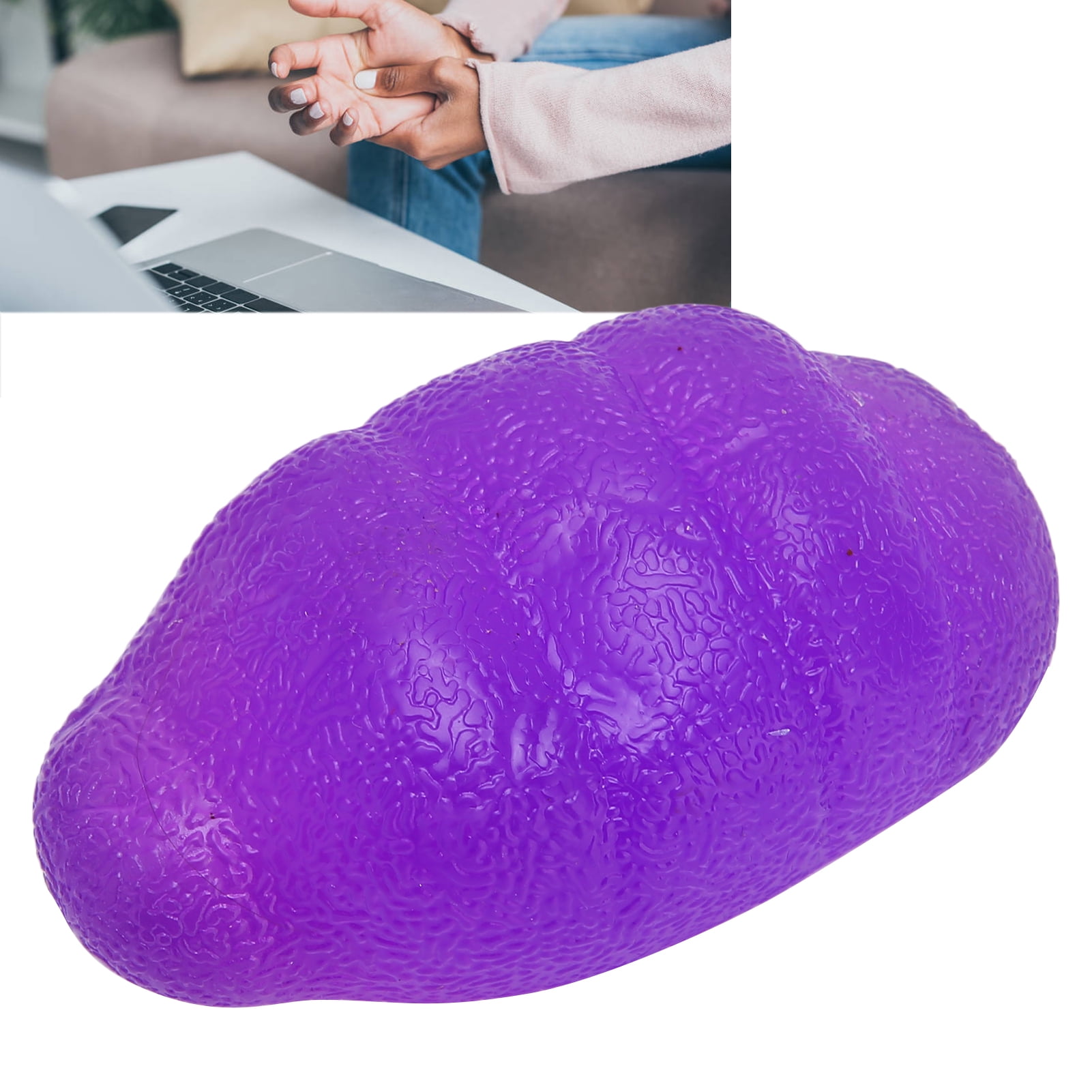 ESTINK Hand Therapy Balls, Stress Relief Ball, Finger Ball Multiple Resistance Exercise Gel ...