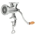 ESTINK Meat Mincer, Stainless Steel Hand Cranking Manual Meat Grinder ...