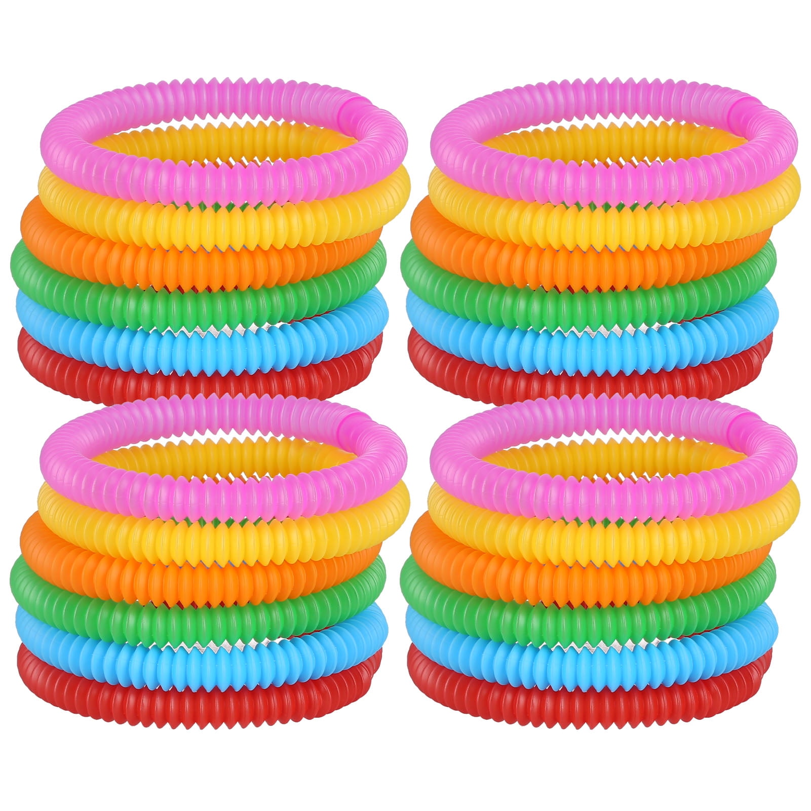 ESTINK Tubes Sensory Toy Children Colorful Flexible Stress Relief ...