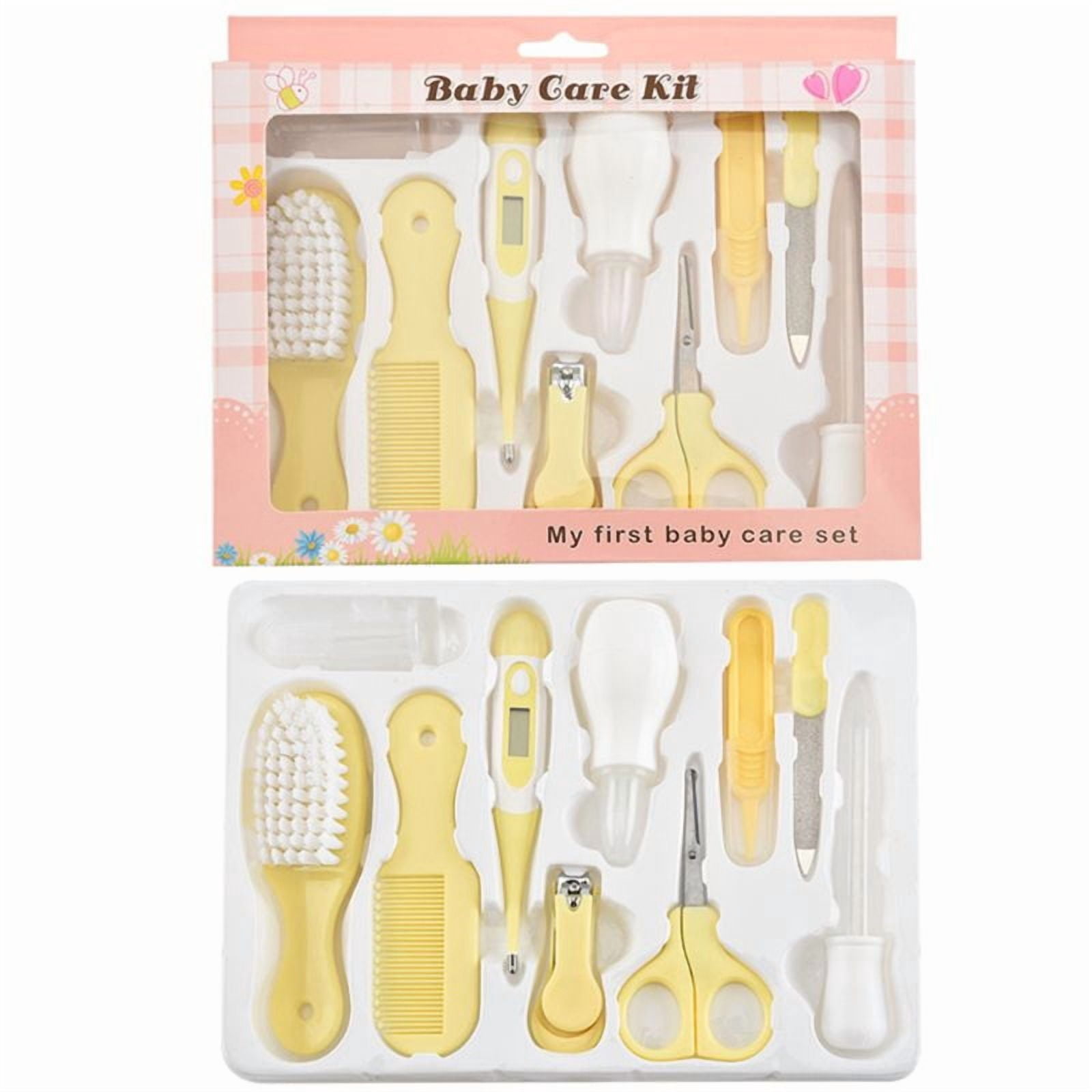 ESTONE 10pcs Newborn Baby Health Care Set Nail Hair Brush Thermometer ...