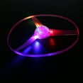 ESTONE LED Flashing Plastic Pull String Flying Saucer Propeller Toy ...