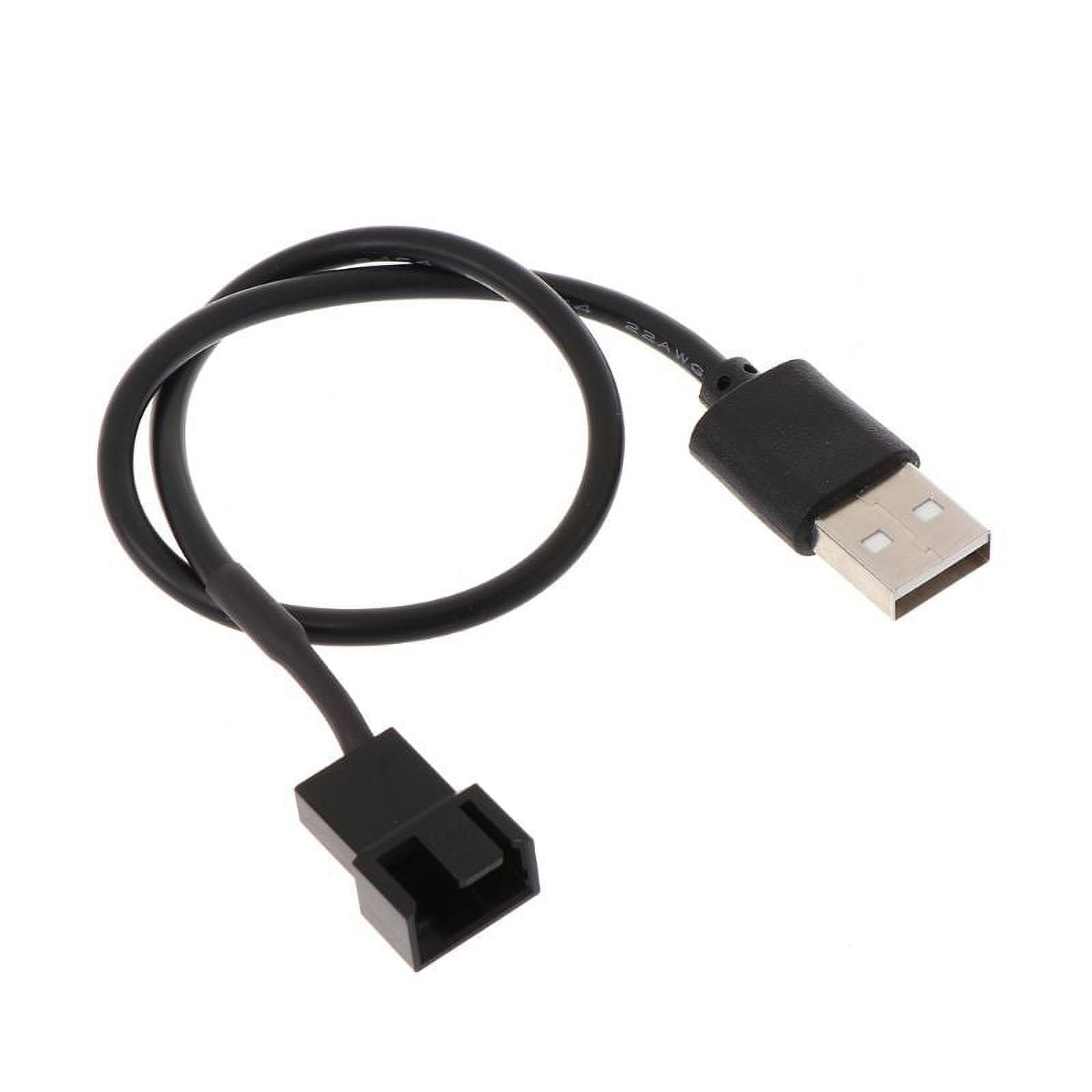 ESTONE USB 2.0 A Male To 3-Pin/4-Pin Connector Adapter Cable For 5V ...