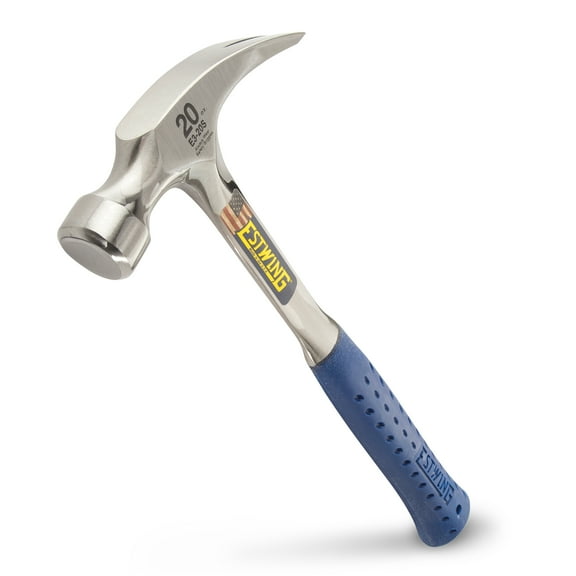 16 Oz Claw Hammer, Rip Claw Hammer With Non Slip Shock Reduction Grip ...