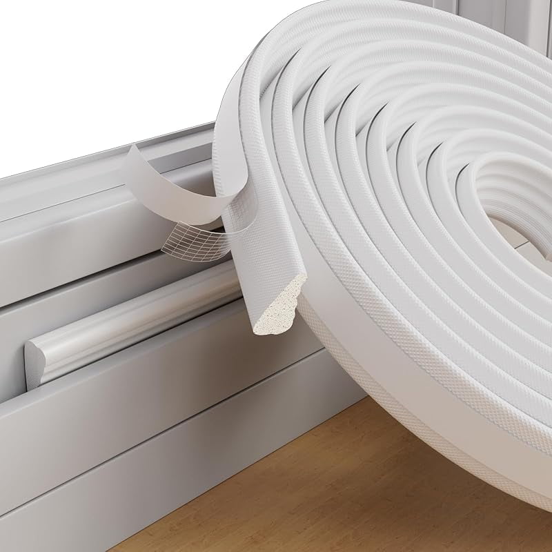 ESUFEIR 118" Wedge Window Weather Stripping Door Gap Filler,Adhesive ...