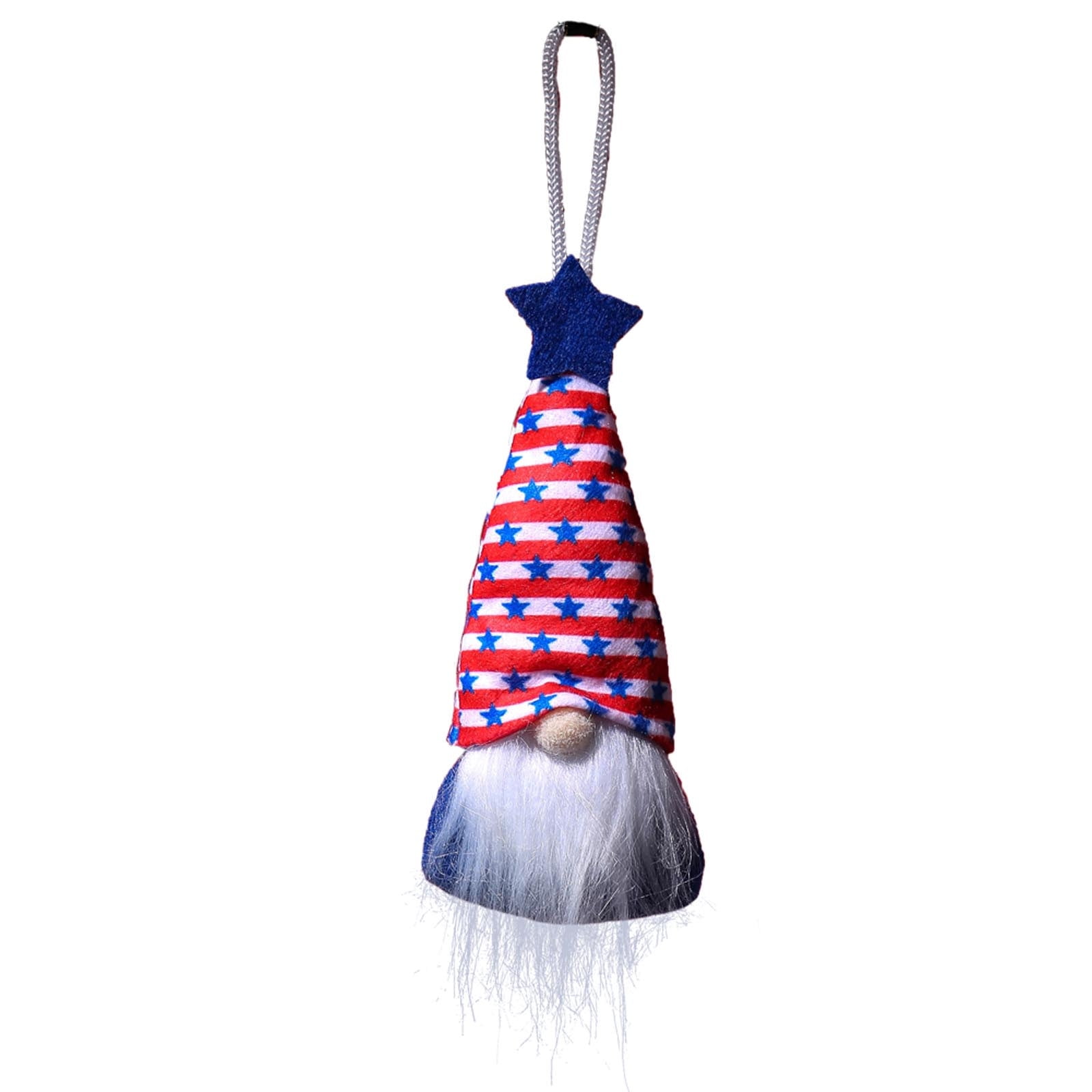 ESULOMP 4th of July Decorations,American Independence Day Faceless Doll Dwarf Gnome Plush Doll ...