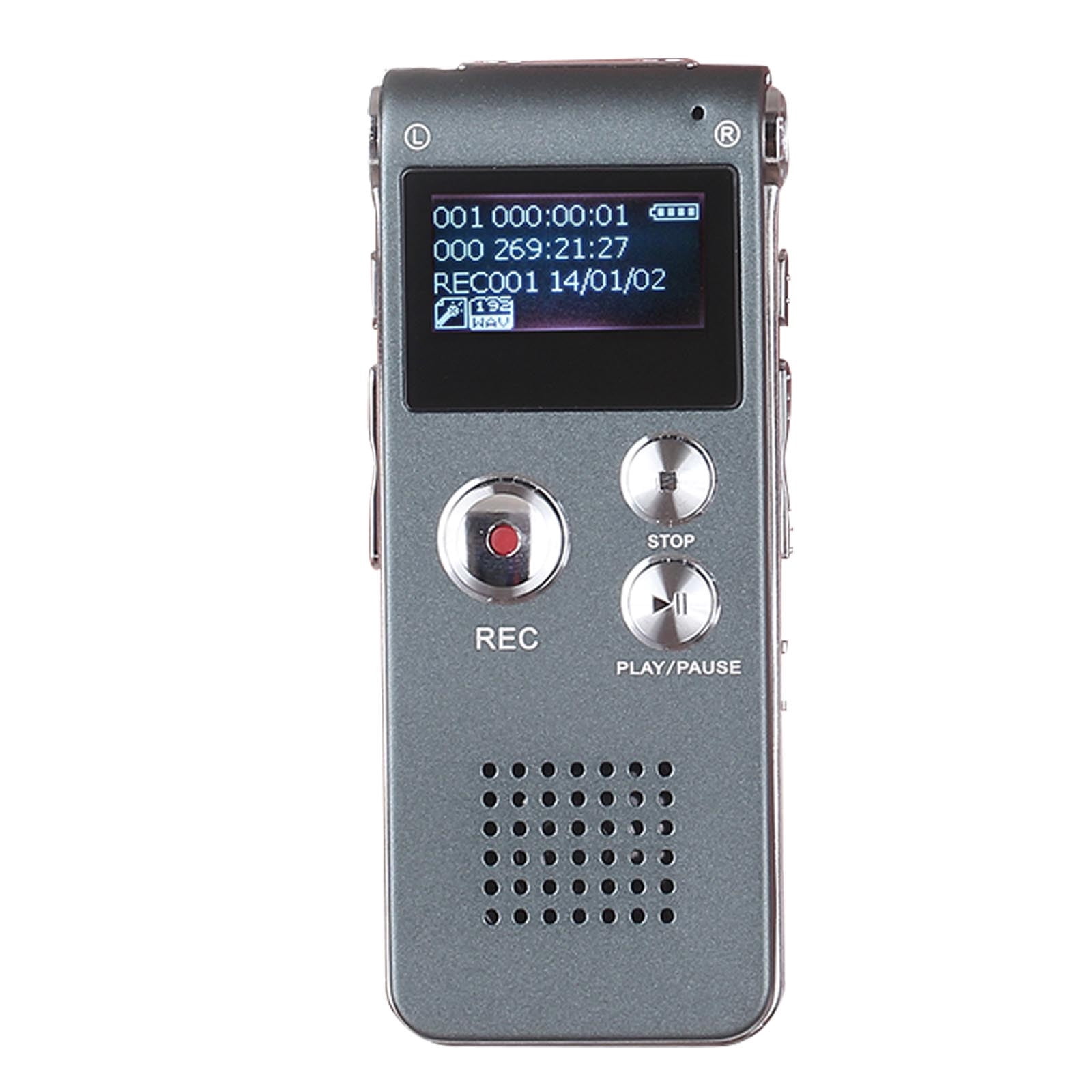 ESULOMP 8BG Digital Voice Recorder Sound Recorder Audio MP3 Player ...
