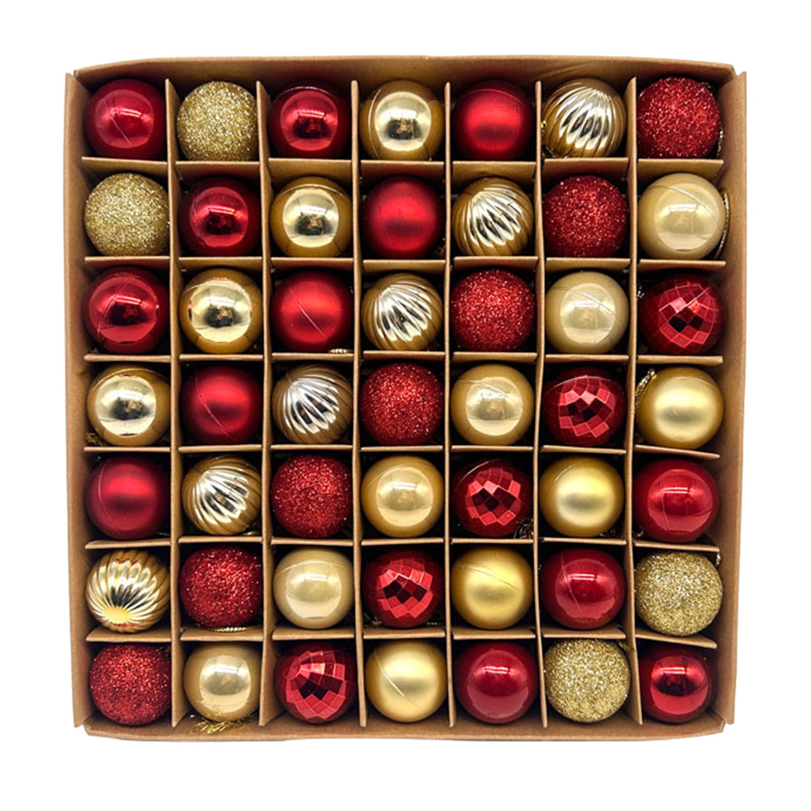 ESULOMP Christmas Ornaments Decorations 3cm Decorated Decorated Ball ...