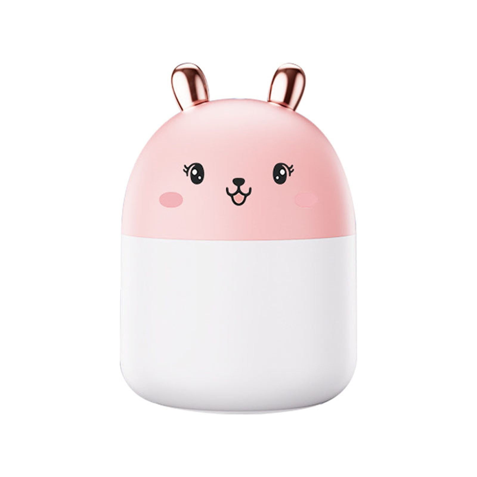 ESULOMP Cute Rabbit Mini Humidifier, Cute Pet Home Bedroom Car Light ...