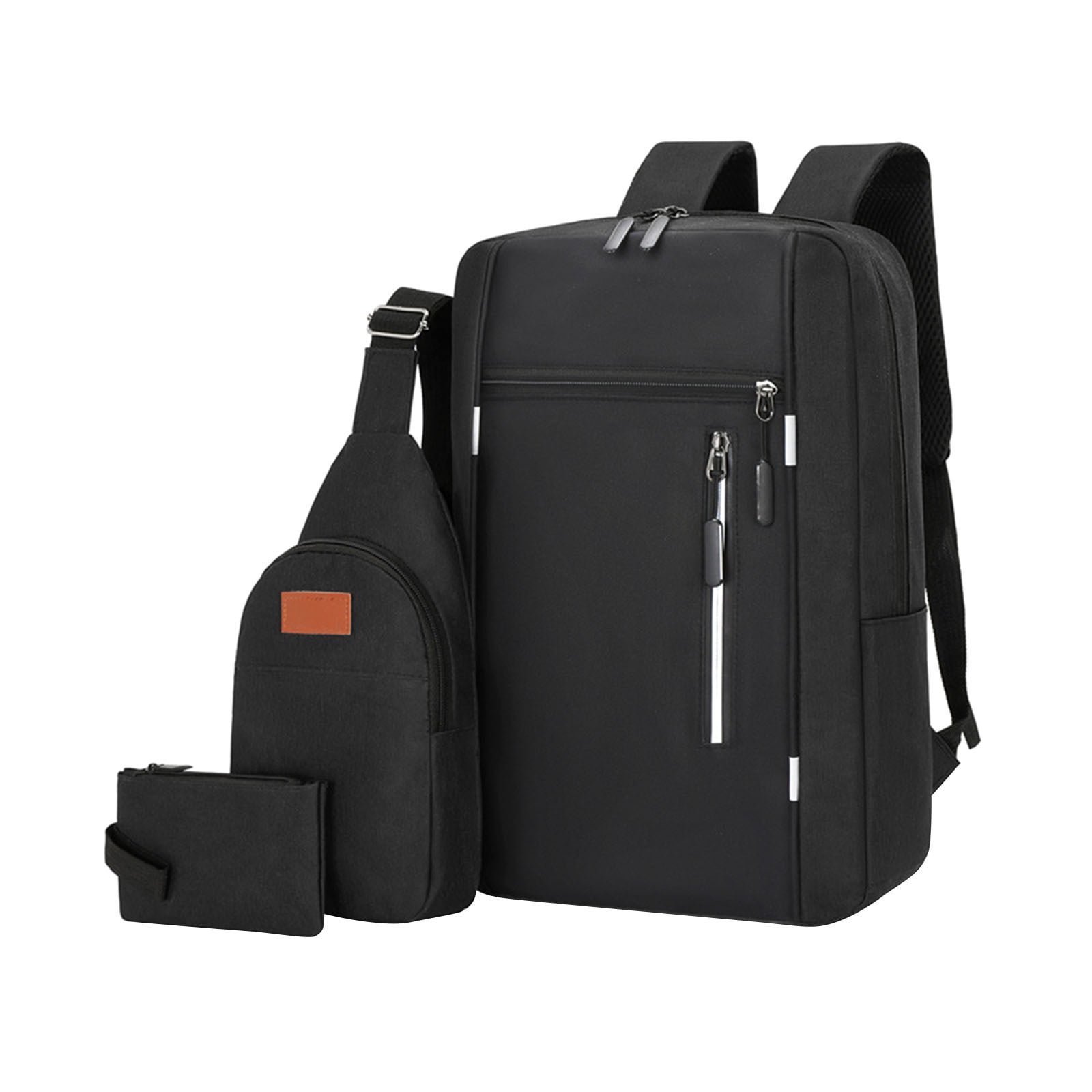 ESULOMP Fashion Three-piece Backpack Backpack Male Business Usb ...