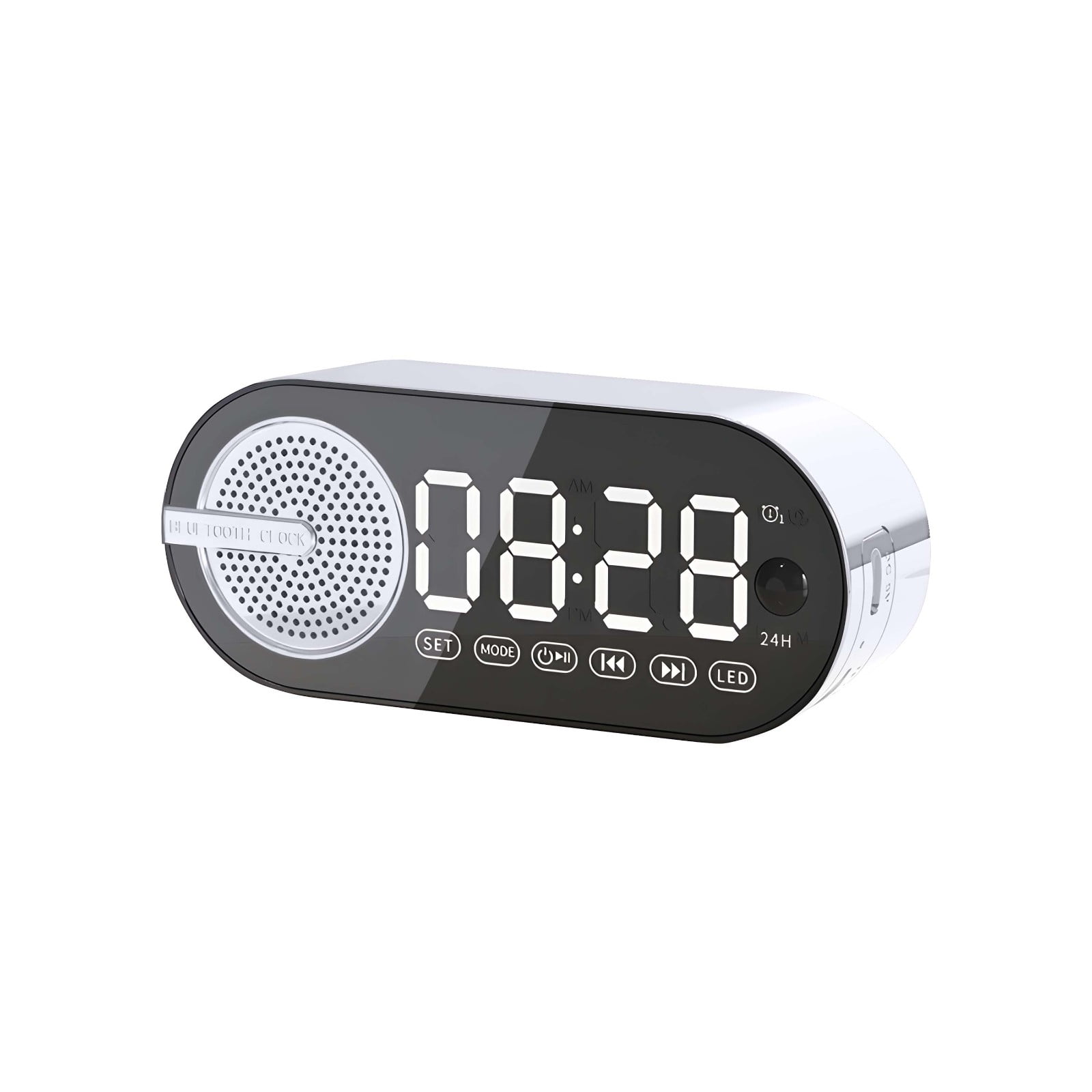 ESULOMP Intelligent Sensing Bluetooth Sound Alarm Clock, Bluetooth ...
