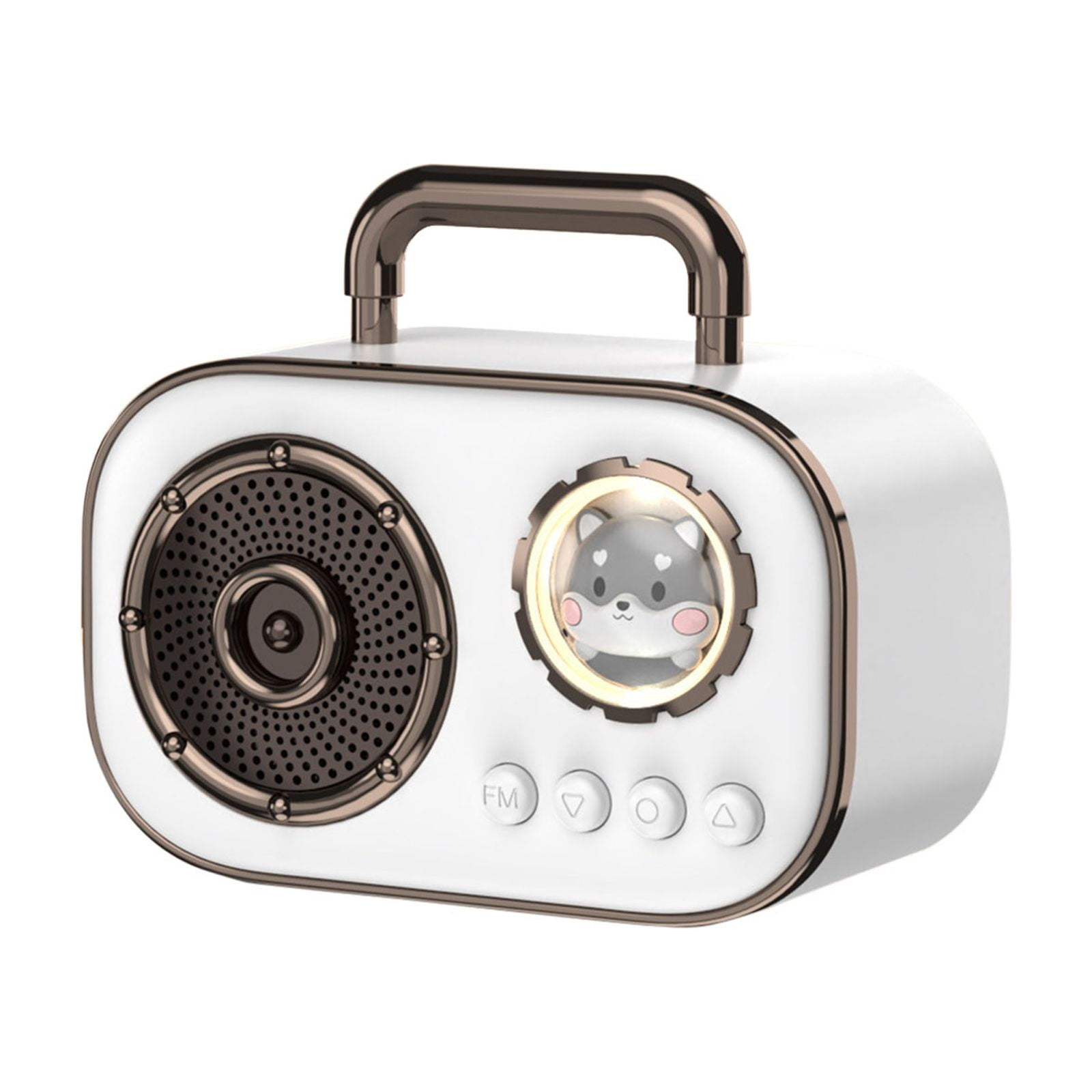 ESULOMP Portable Retro Speaker, Bluetooth Sound System, Small Portable ...