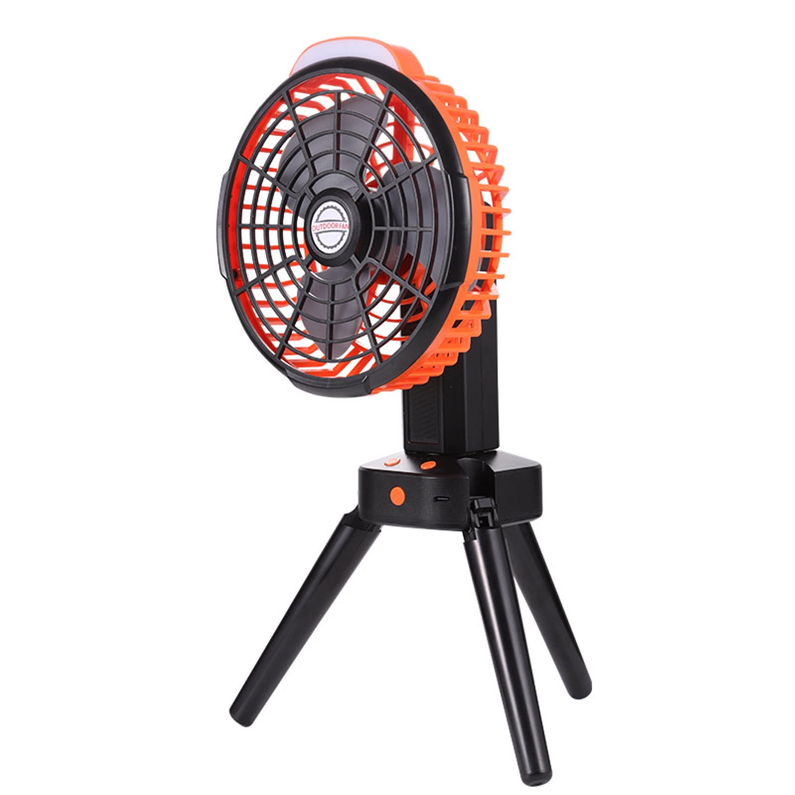 ESULOMP Shakeable Head Outdoor Fan Light, Large Capacity Foldable ...
