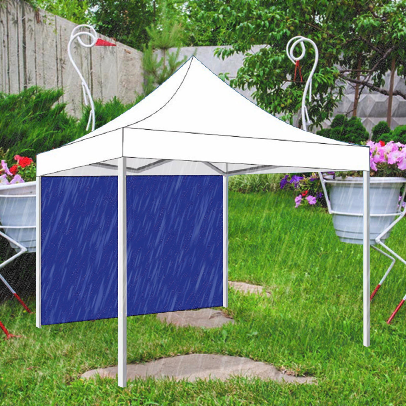 ESULOMP Sun Shade Sail Rectangle 9.8FT Waterproof Outdoor Garden Patio ...