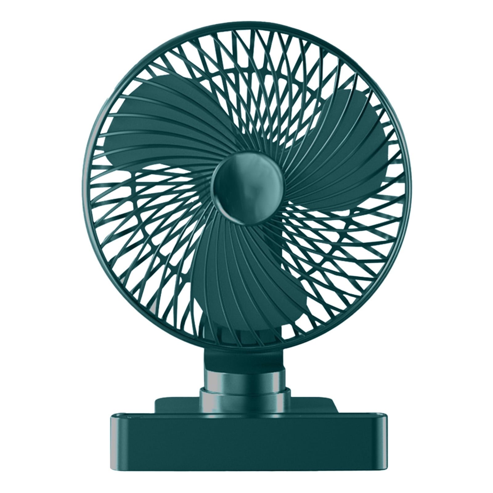 ESULOMP Table Fan, Rechargeable Battery Operated Desk Fan with LED ...