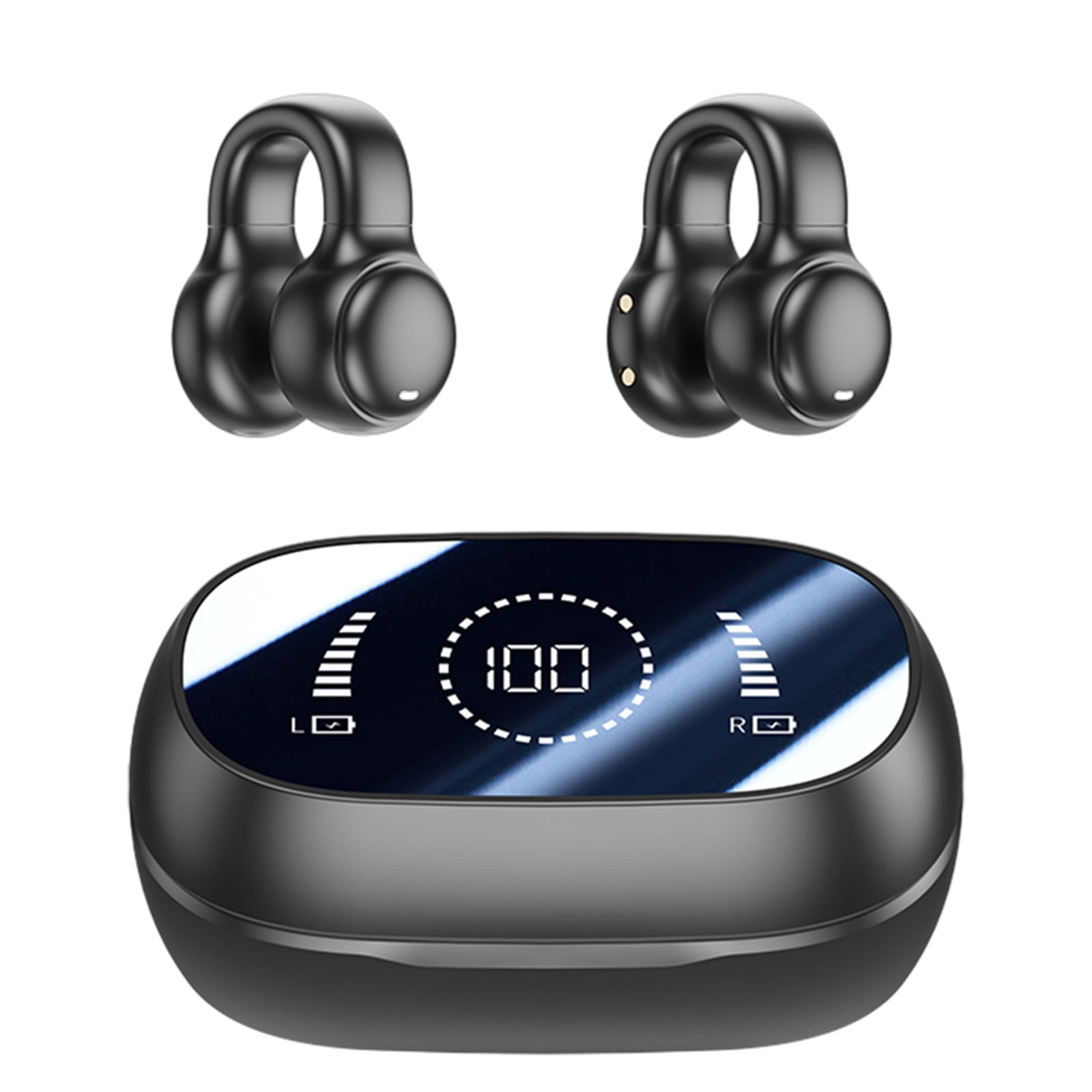 ESULOMP True Wireless Bones-conduction Bluetooth Headset 5.3 No in Ear ...