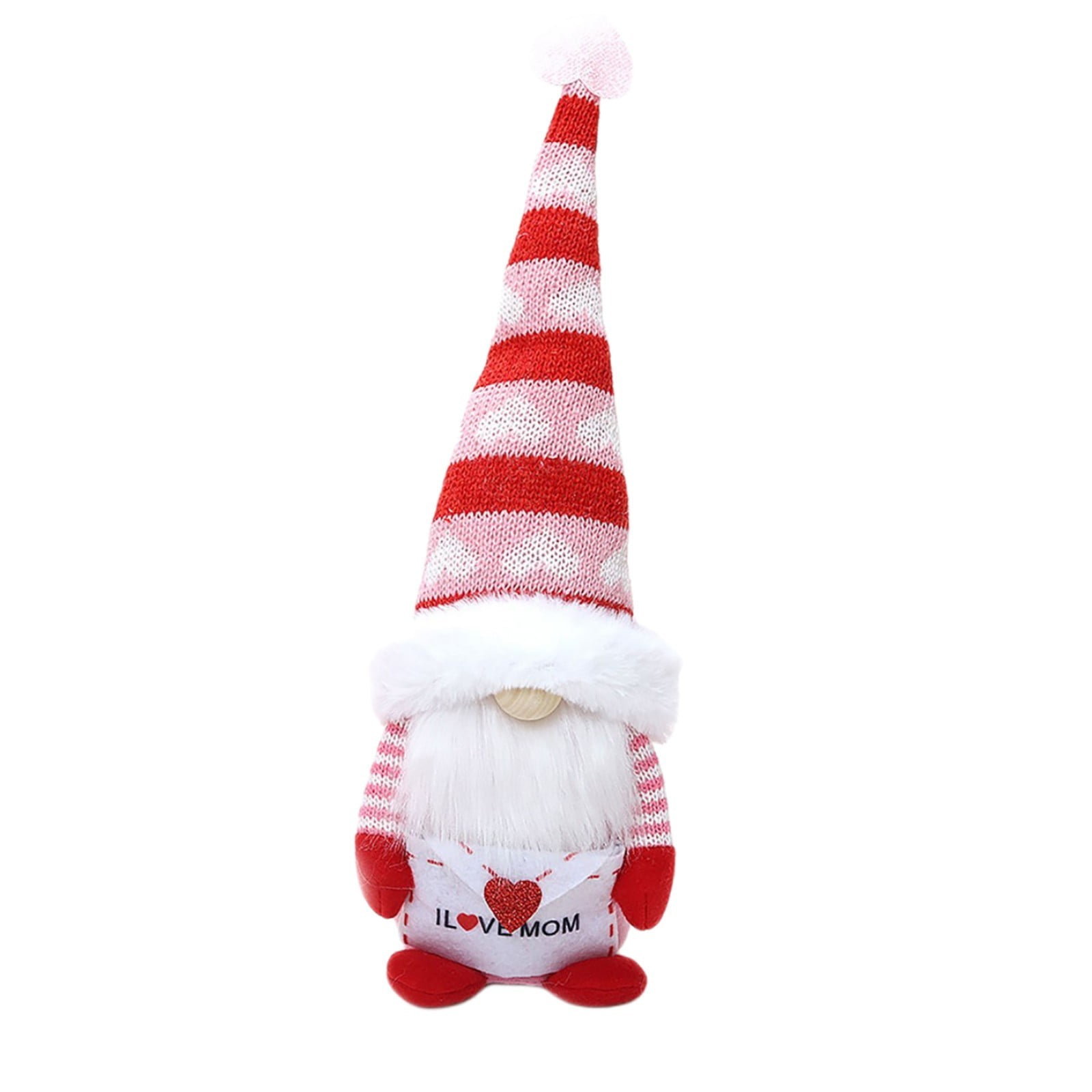 ESULOMP Valentine's Day Knitted Hat Faceless Doll Couple Doll Envelope ...