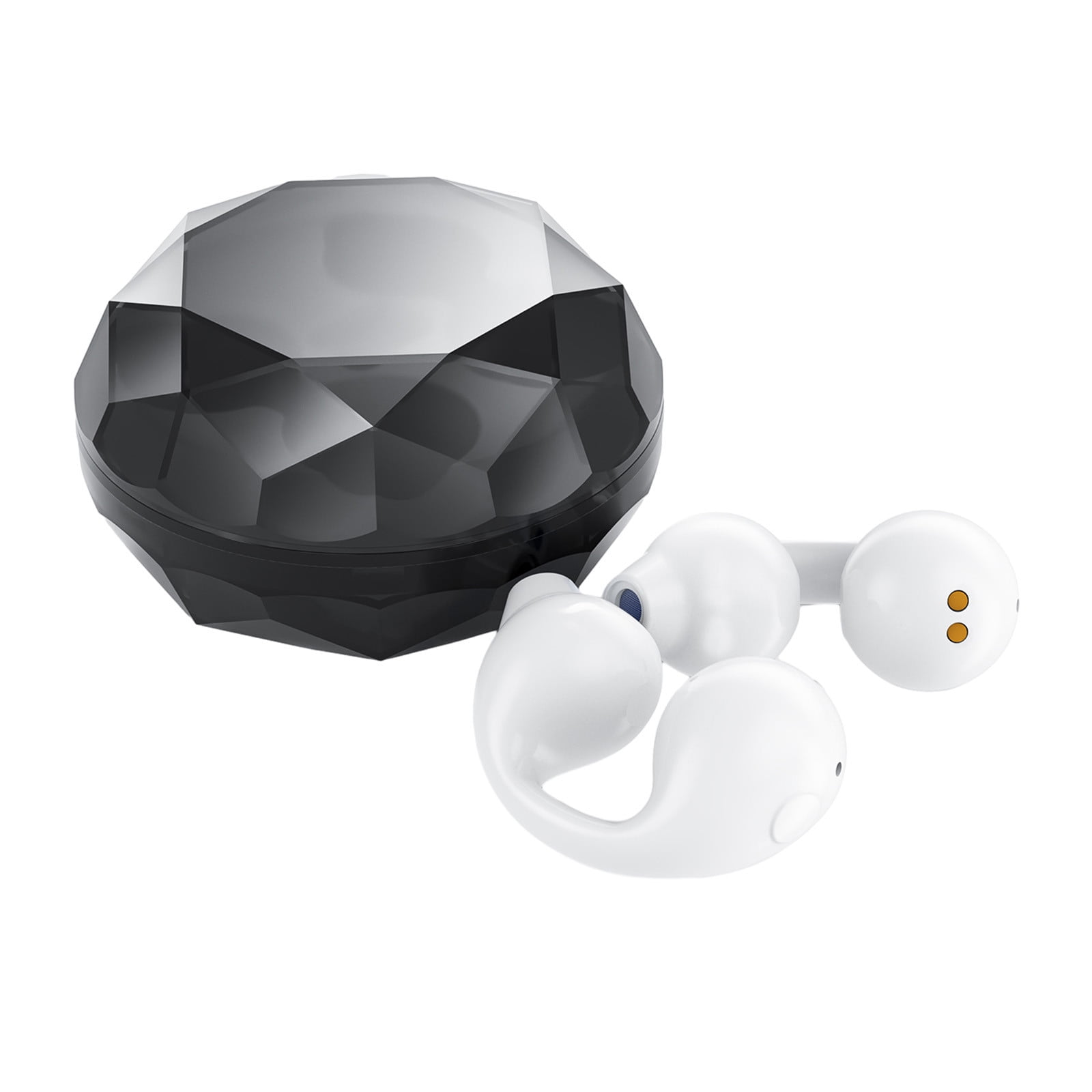 ESULOMP Wireless Bluetooth Earphones with Noise Reduction, Ear Clip ...
