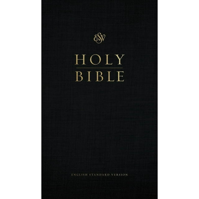 ESV Church Bible (Black) (Hardcover) - Walmart.com