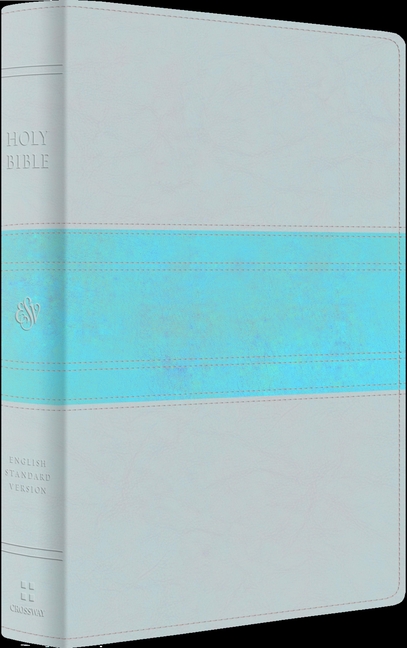 ESV Giant Print Personal Size Bible (Trutone, Forest/Tan, Trail Design ...