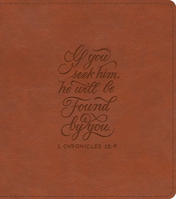 ESV Journaling Study Bible (Trutone, English Saddle, 1 Chronicles 28:9 ...