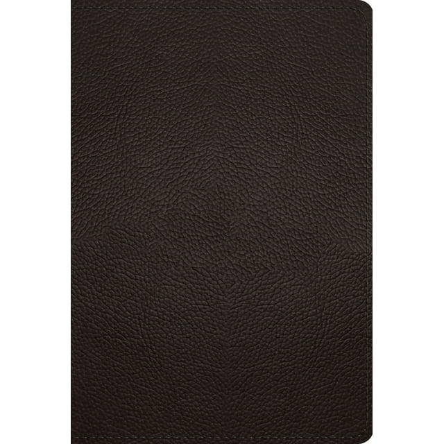 ESV Large Print Compact Bible (Buffalo Leather, Deep Brown) (Other ...