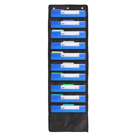 ESYNIC Hanging File Folder Organizer 10 Storage Pockets 3 Hangers ...