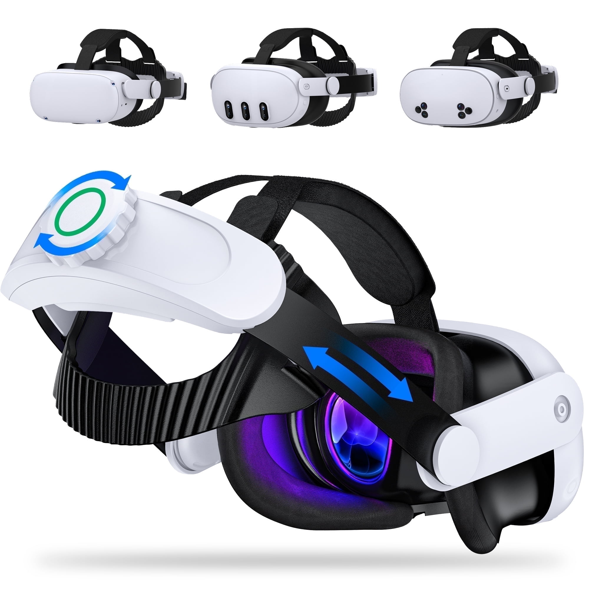 ESYWEN Head Strap for Oculus Meta Quest 2/3/3S with Horizontal Knob ...